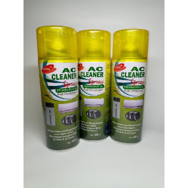 Jual AC Cleaner 400 ml with desinfectant Pembersih AC Mobil & Ruangan ...