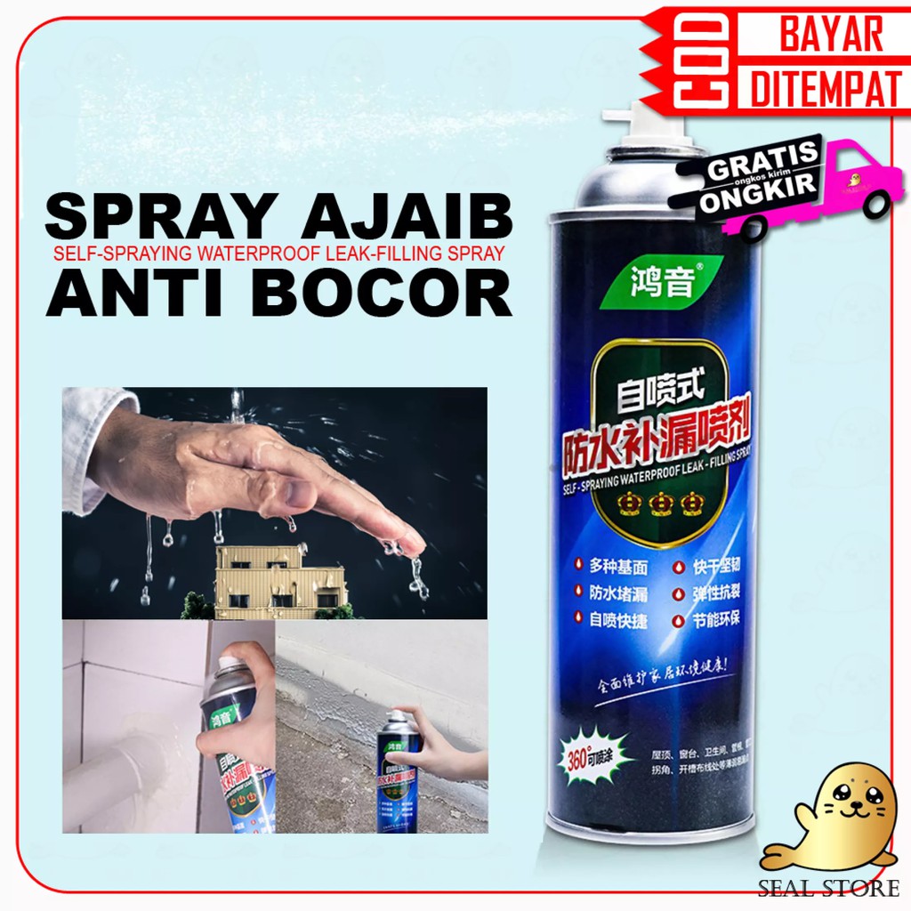 Jual Spray Dinding Tahan Air Anti Bocor 450ML Kekinian / Semprotan ...