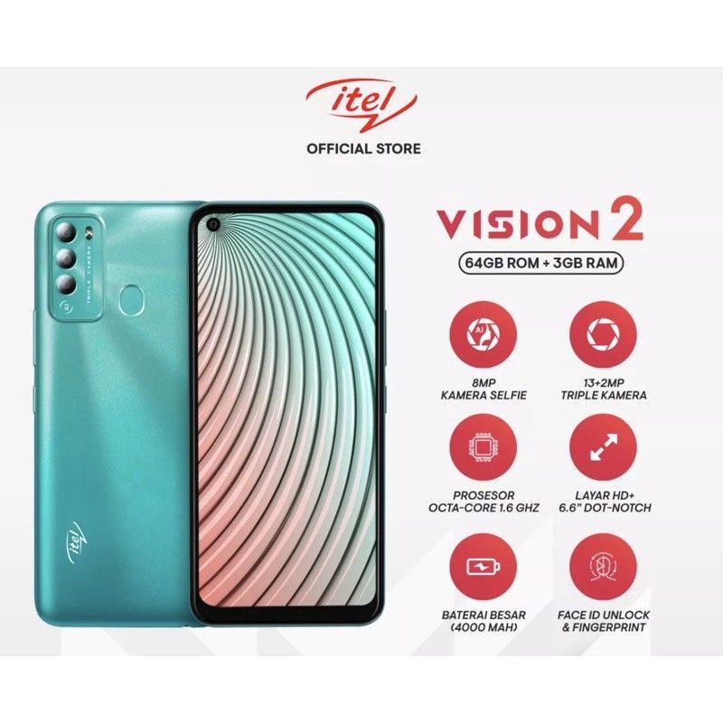 Jual hp Itel vision 2 garansi resmi Infinix 3/64gb bisa nego (second ...