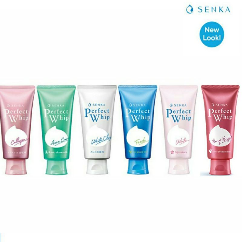 Jual SENKA - Perfect Whip Facial Foam | Perfect Whip Sakura | Acne Care ...