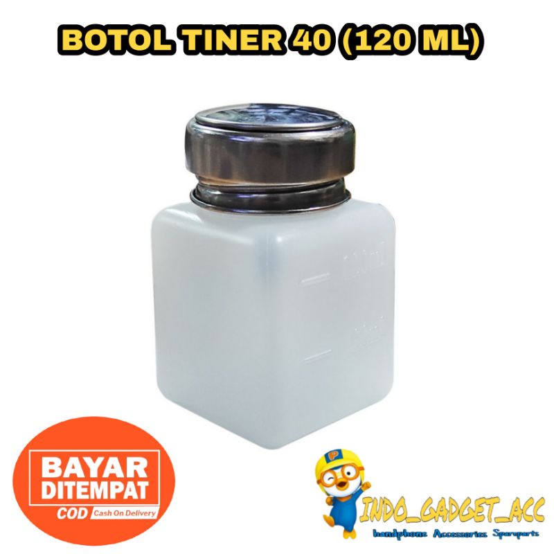 Jual BOTOL TINER 40 KECIL 120ML | Shopee Indonesia