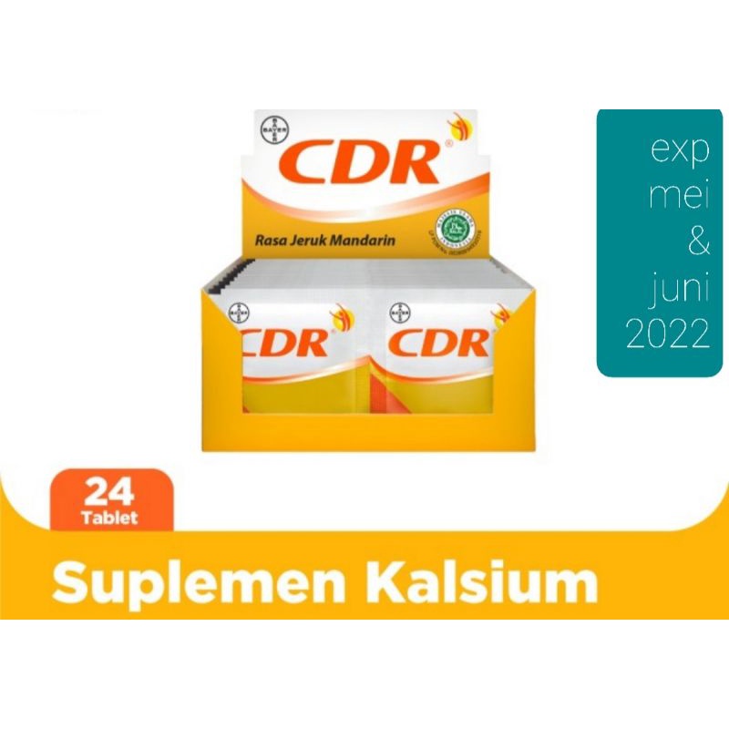 Jual cdr kalsium isi 24tablet original harga murah | Shopee Indonesia