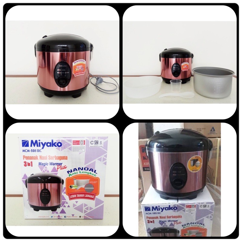 Jual (3KG) MAGIC COM MIYAKO 508SBC penanak nasi miyako rice cooker ...
