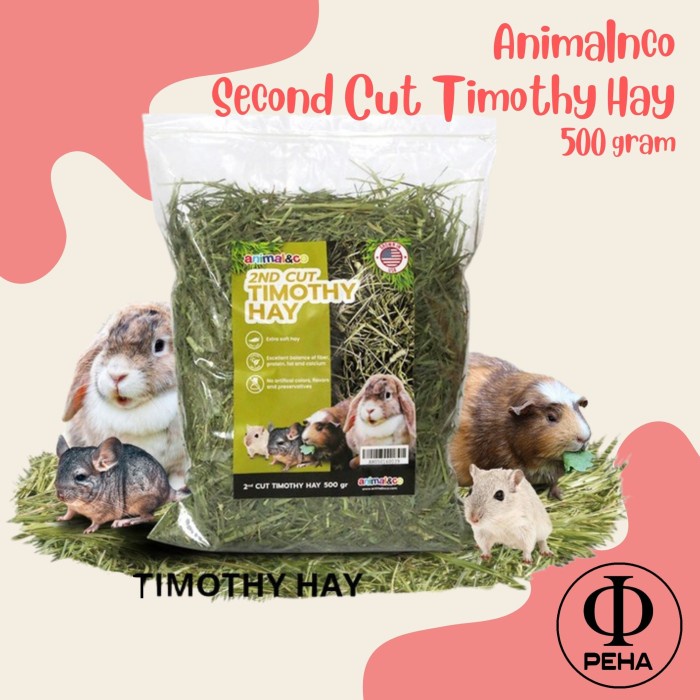 Jual Timothy Hay Second Cut Rumput Animalnco Timothy Hay 2nd Cut 500gr ...