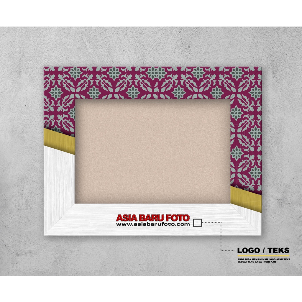 Jual Frame UV Printing + Bingkai + Print Motif + Print Logo | Shopee ...
