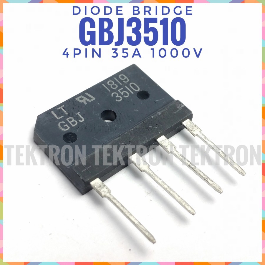 Jual GBJ3510 Diode Bridge 35A 1000V model Sisir in line 35Amp | Shopee ...