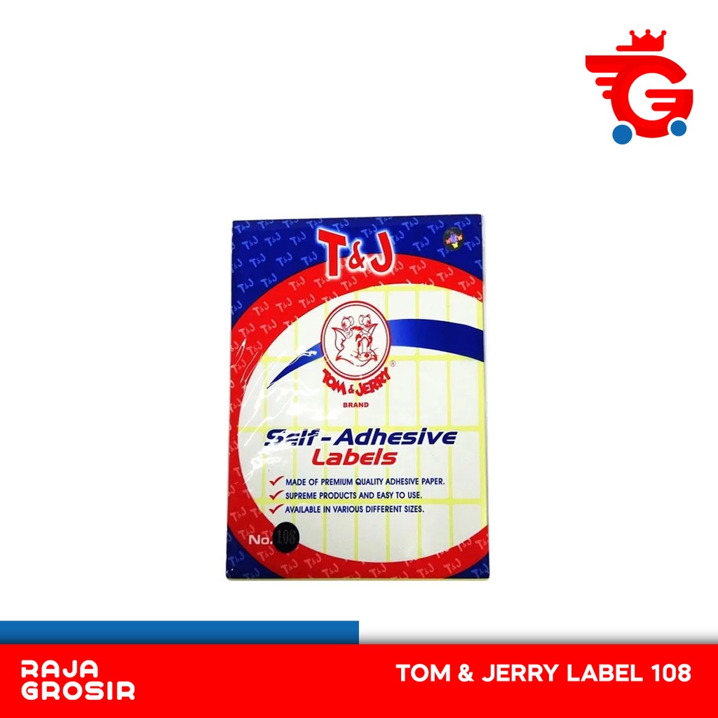 Jual TOM & JERRY LABEL 108 (1 SET ISI 10 LMBAR) | Shopee Indonesia