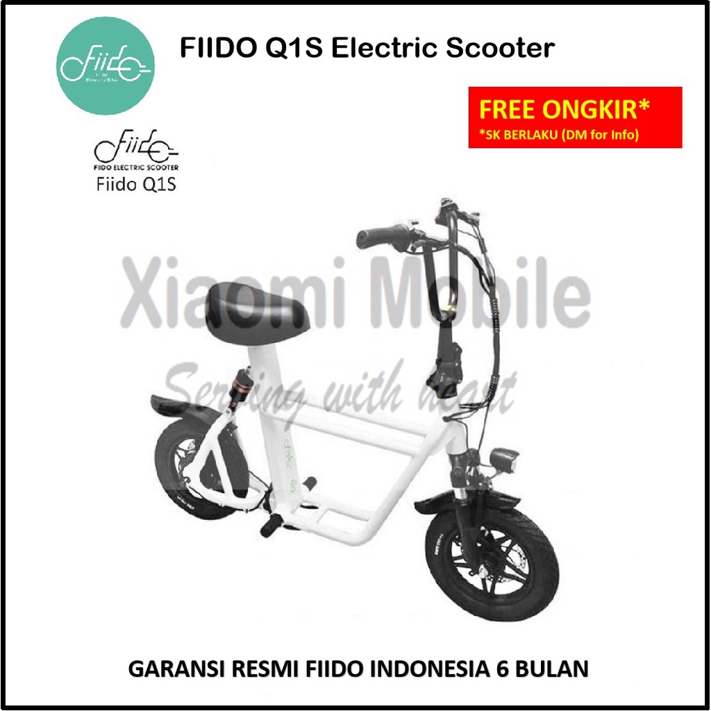 Jual Fiido Q1S Dual Suspension Electric Scooter Sepeda Listrik 36v 10 ...
