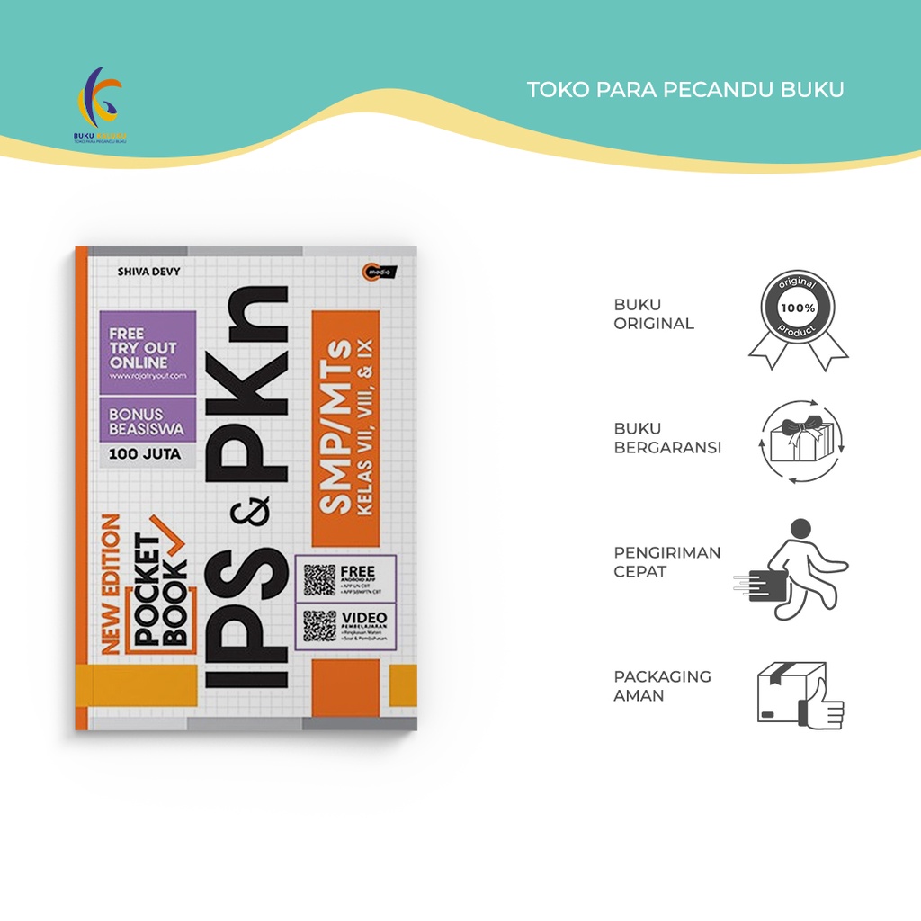 Jual Buku Pendidikan - New Edition Pocket Book IPS & PKN SMP/MTS Kelas ...