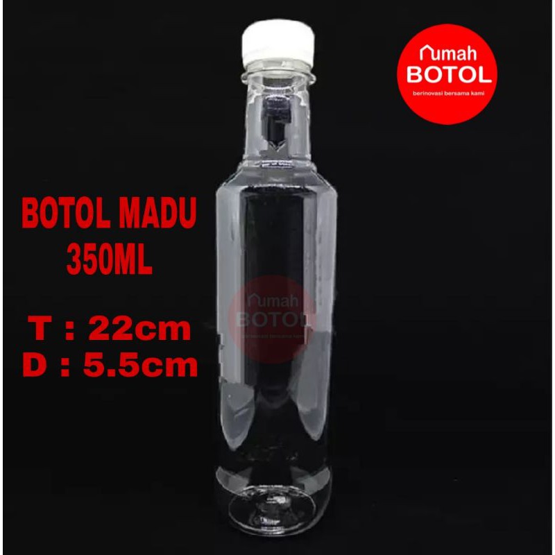 Jual BOTOL MADU 350ML BENING BOTOL 350ML (tambahkan DUS agar barang ...