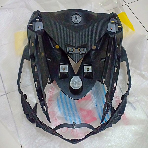Jual cover front panel tameng besar kap depan leg shield 1 mio m3 125 ...