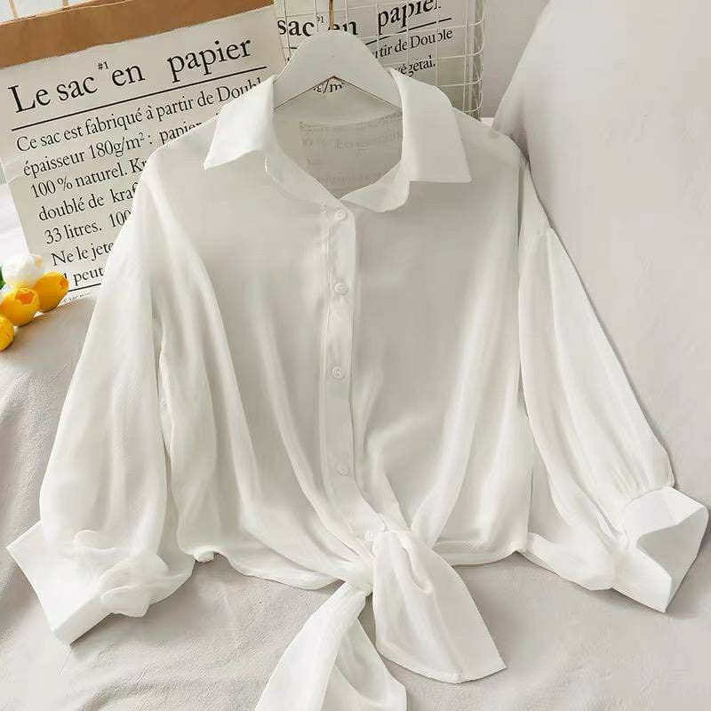 Jual Airin Blus Atasan Wanita Transfaran Korean Style Blouse Cewe ... Jual Airin Blus Atasan Wanita Transfaran Korean Style Blouse Cewe ...