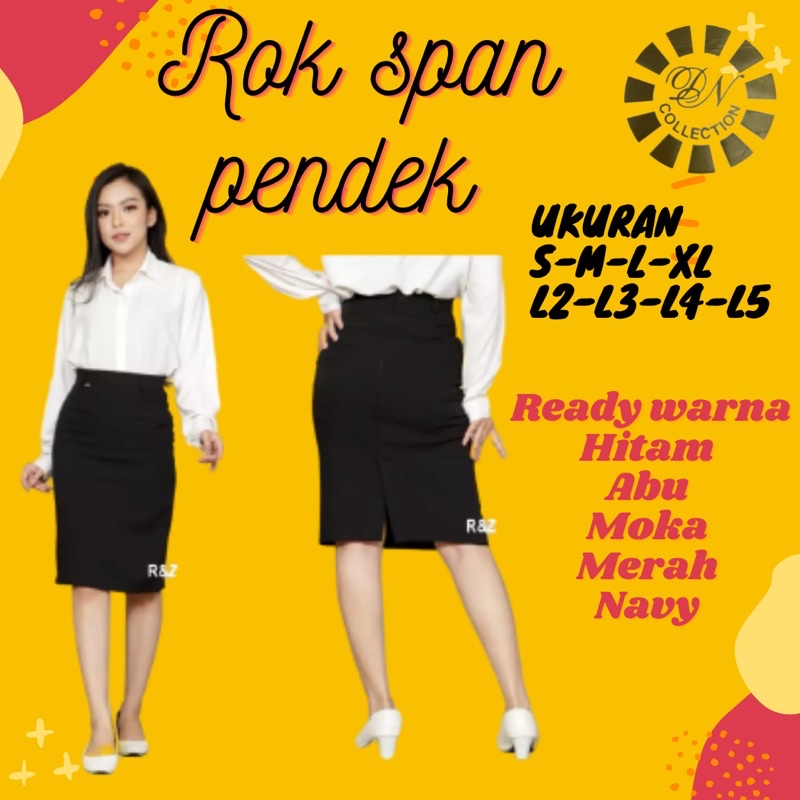 Jual Rok Span Pendek ukuran standar | Shopee Indonesia
