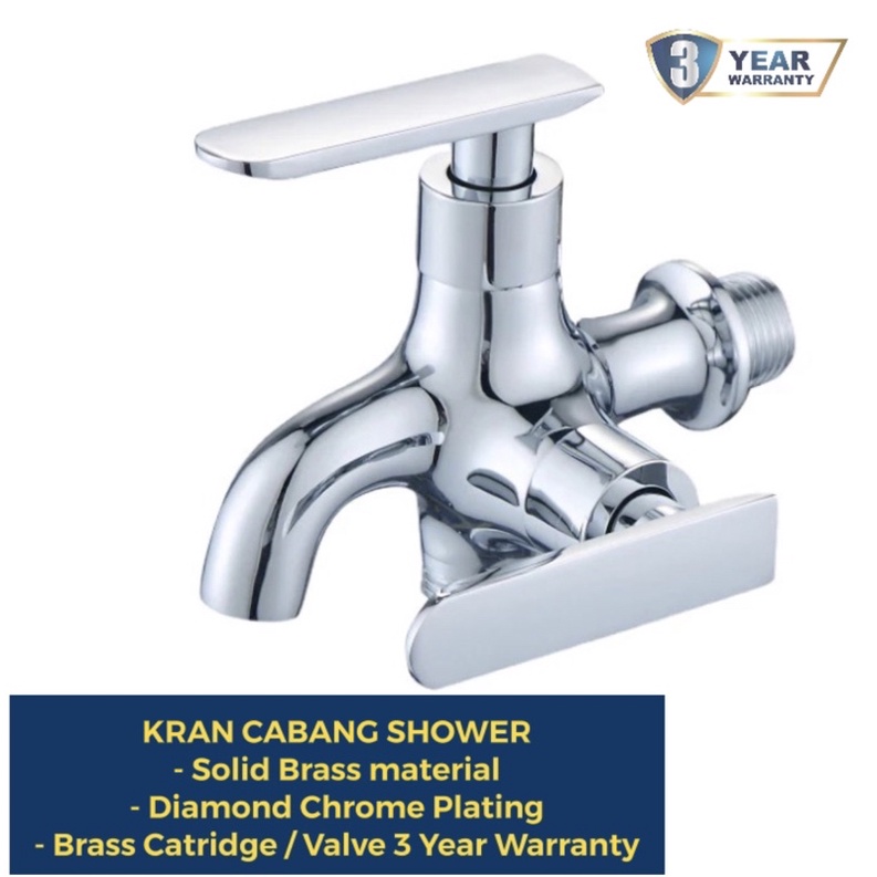 Jual Kran Cabang Shower Mandi - Kran Double Keran Shower Mandi Kuningan ...