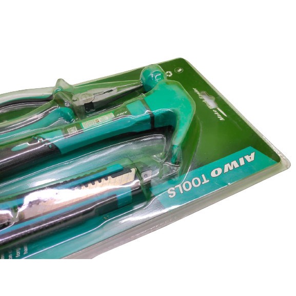 Jual JKM Tool Set 5 Pcs Palu Kambing Tang lancip Pisau Cutter Meteran ...