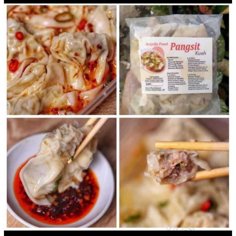 Jual Assyifa Pangsit kuah original / pangsit kuah tulang rangu | Shopee ...