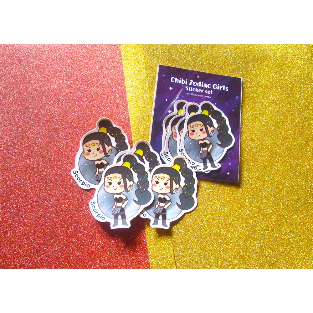 Jual BLOSSOM ARTS Chibi Zodiac Sticker Pack / Stiker Rasi Bintang ...