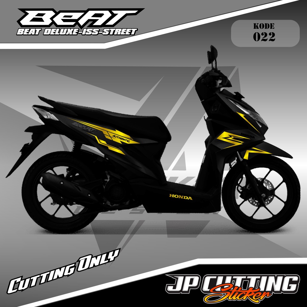 Jual Cutting BEAT DELUXE STREET ISS - Stiker Variasi Honda Beat Deluxe ...