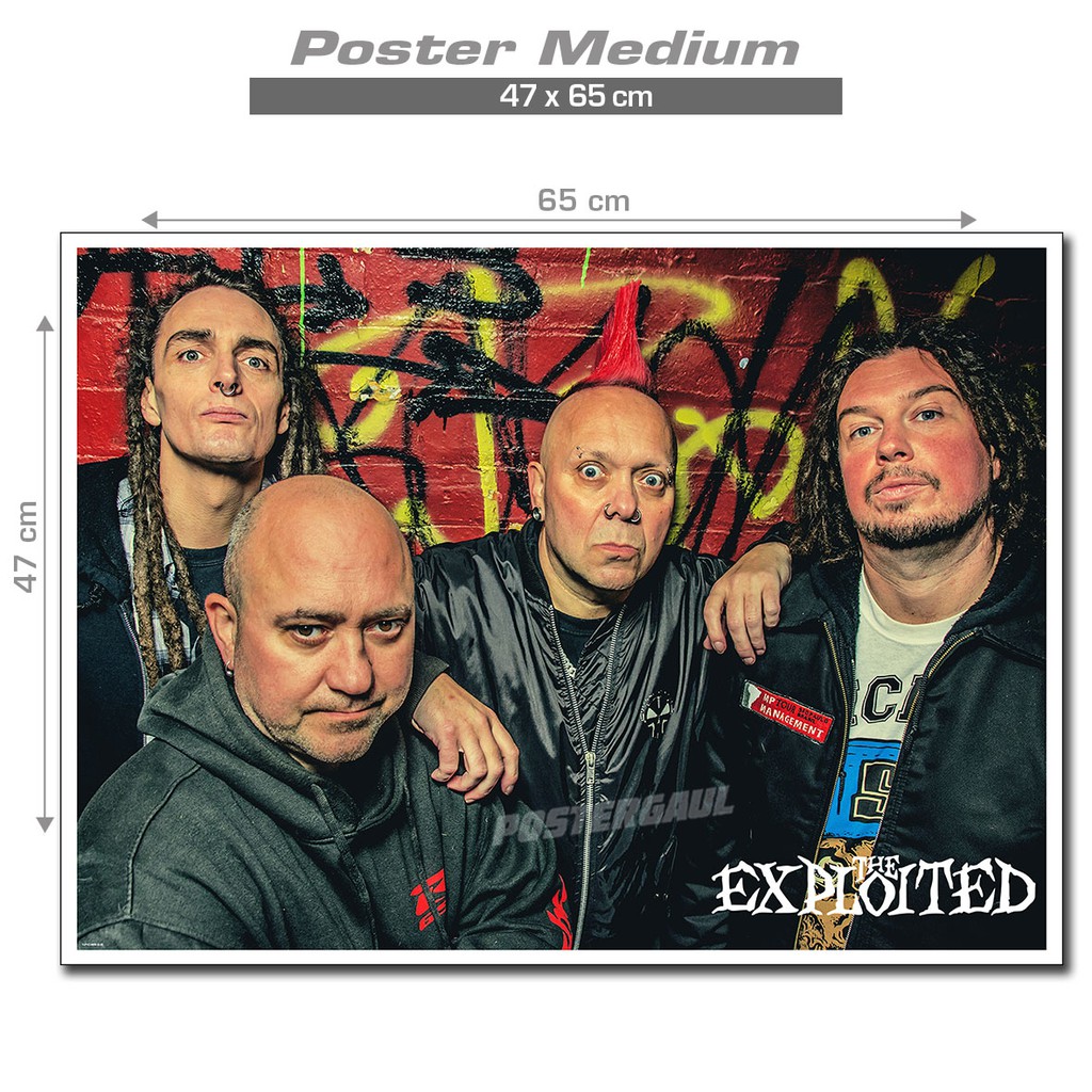 Jual Poster Medium THE EXPLOITED #FJP187 - ukuran 47 x 65 cm | Shopee ...