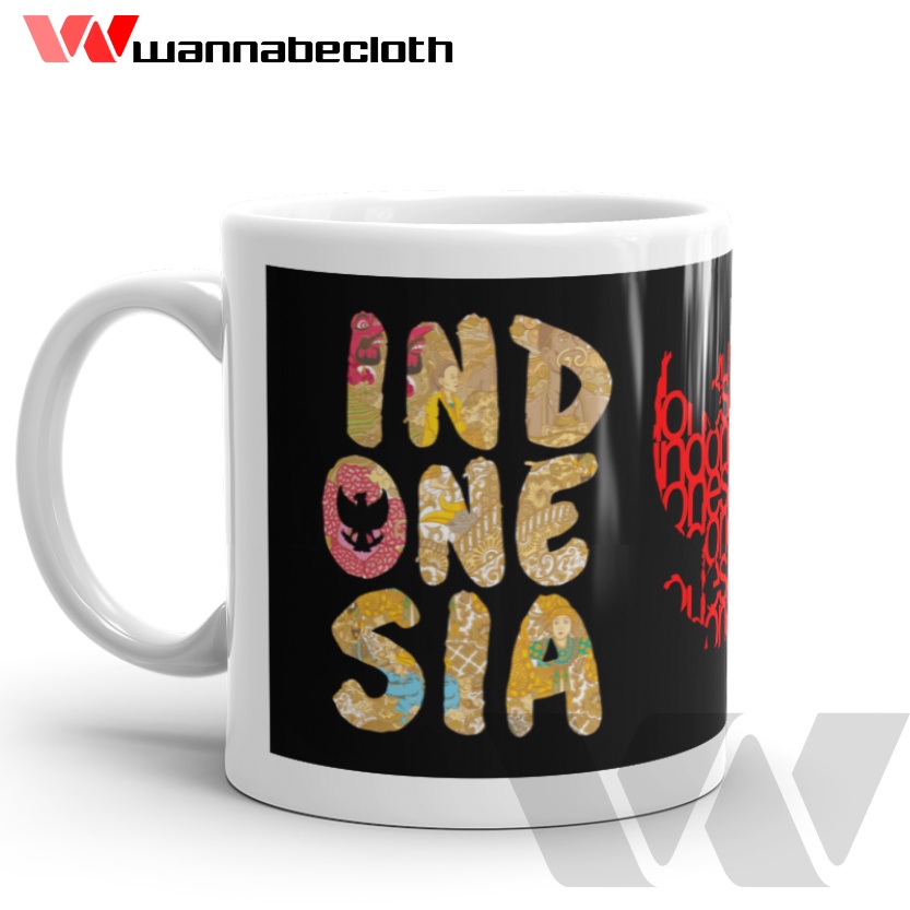 Jual Gelas Indonesia Mug Indonesia Cetak Mug Custom Souvenir Kado Gift ...
