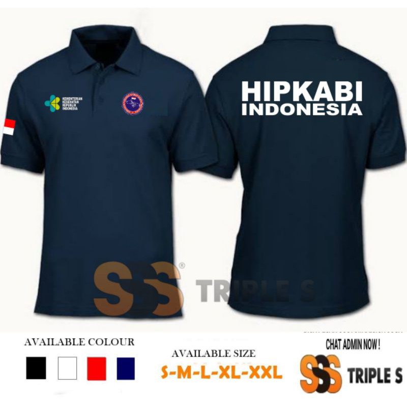 Jual POLO SHIRT HIPKABI INDONESIA KEMENKES LOGO KAOS KERAH PERAWAT ...