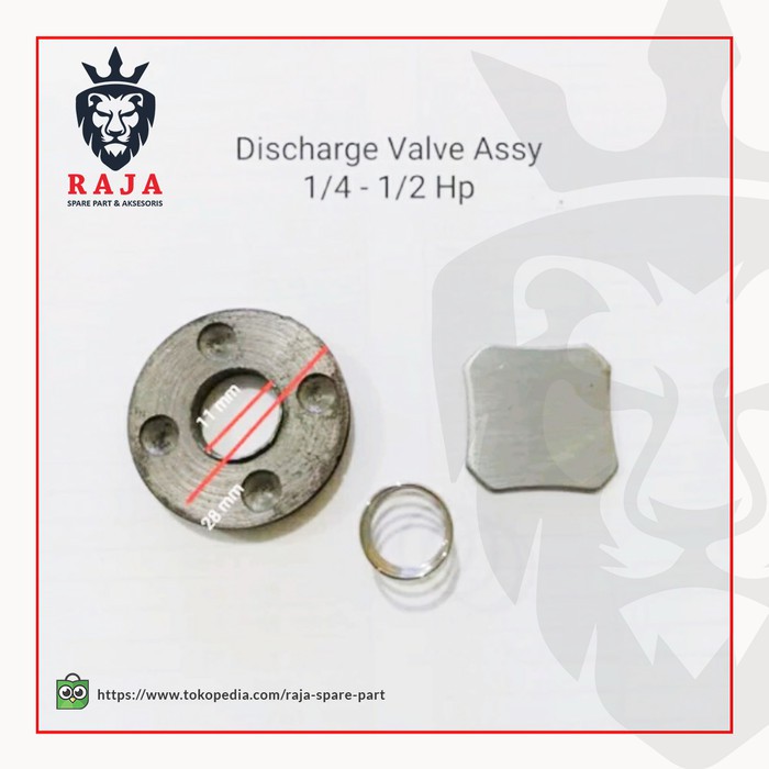 Jual Discharge valve assy kompresor 1/4 s/d 1/2 hp | Shopee Indonesia
