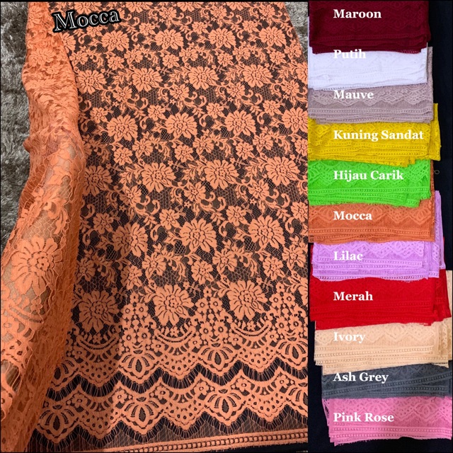 Jual Italy Lace Outline Mekar Sari 1 Baju | Shopee Indonesia