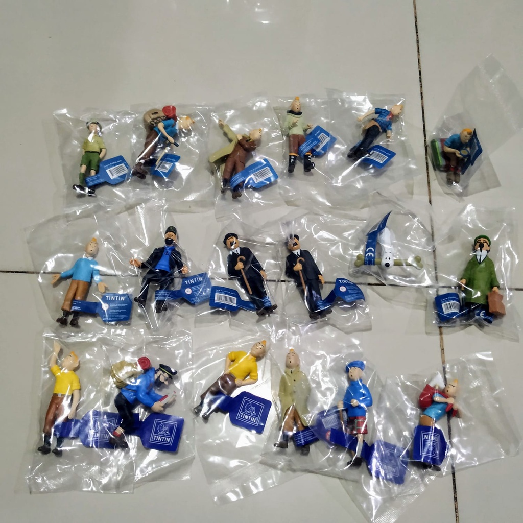 Jual Figure Tintin Pajangan Tin Tin The Adventure With Label | Shopee ...