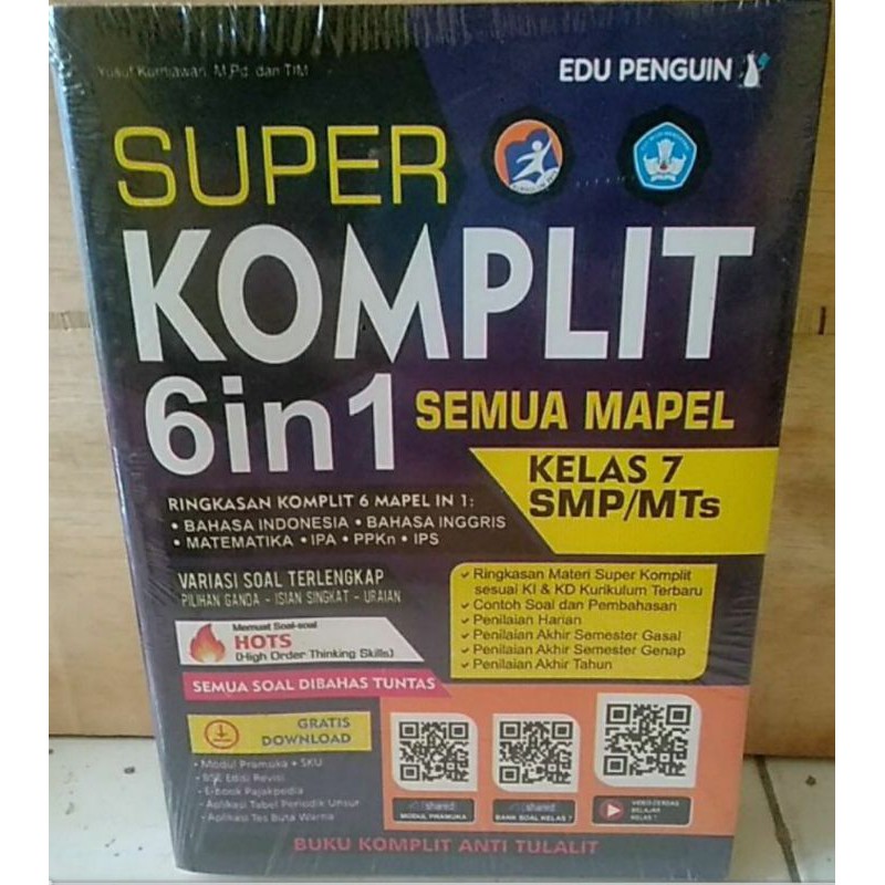 Jual Promosi Buku Super Komplit 6in1 Semua Mapel Kelas 7 Smp Mts Yusuf