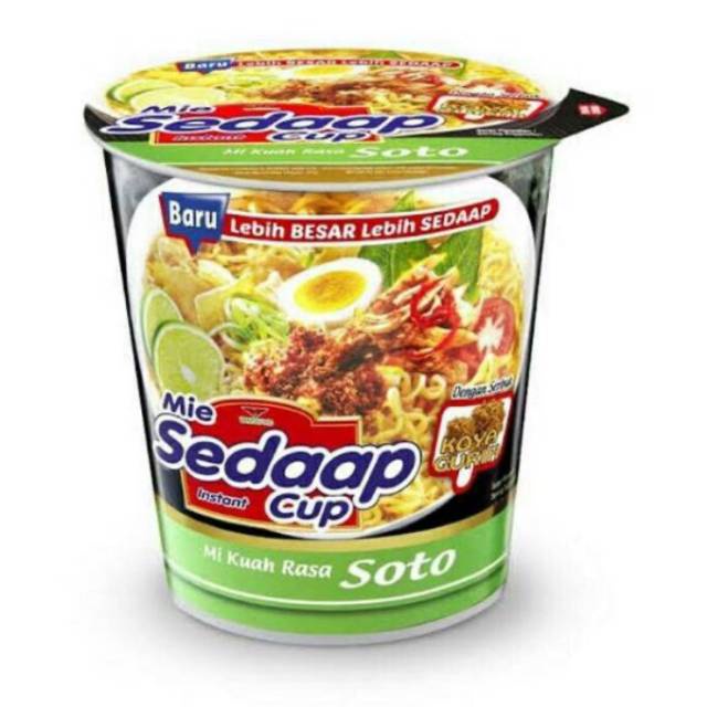 Jual SEDAP CUP 80GR KARI/SOTO/KOREAN/AYAM TELUR/AYAM JERIT | Shopee ...
