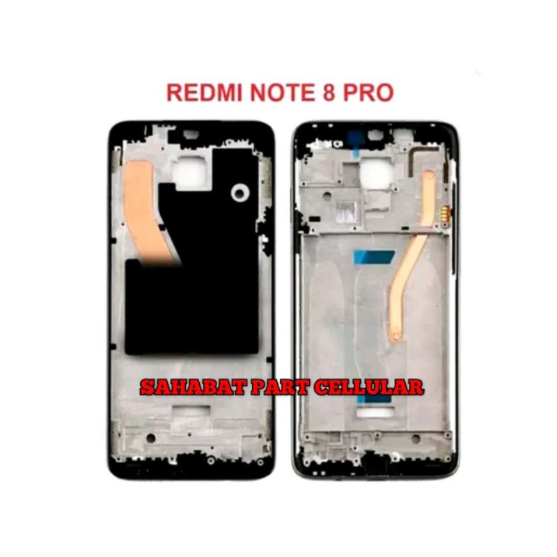 Jual FRAME TULANG TENGAH TATAKAN LCD XIAOMI REDMI NOTE 8 PRO ORIGINAL ...