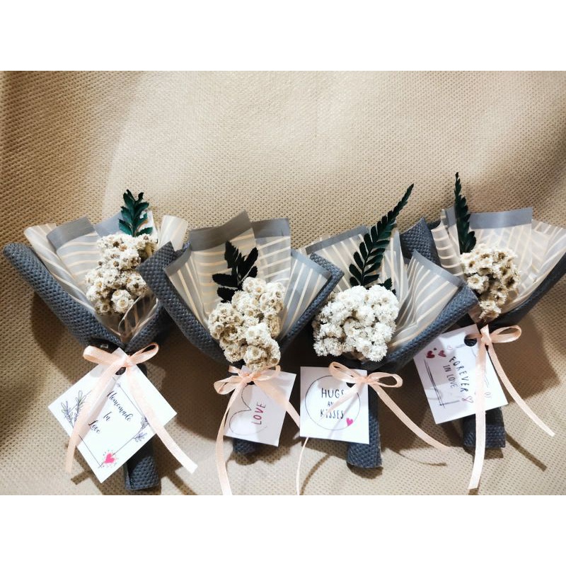 Jual Buket Bunga Grey Line Hampers Souvenir | Shopee Indonesia
