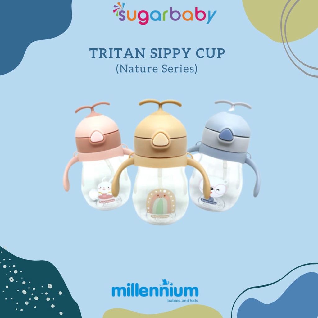 Jual Sugar Baby TRITAN Sippy Cup Nature Series (270/320 ml,9mo+) | Shopee Indonesia