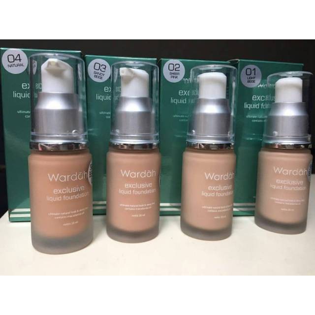 Jual Exclusive Liquid Foundation Wardah | Shopee Indonesia