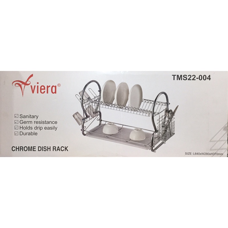 Jual Viera Rack Stainless Piring | Dish Rack Stainless Viera | Shopee ...