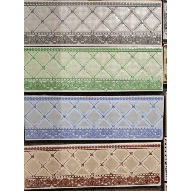 Jual Keramik Lis Dinding Sparta 8x25cm (1 ikat= 4 keping/meter) tekel ...