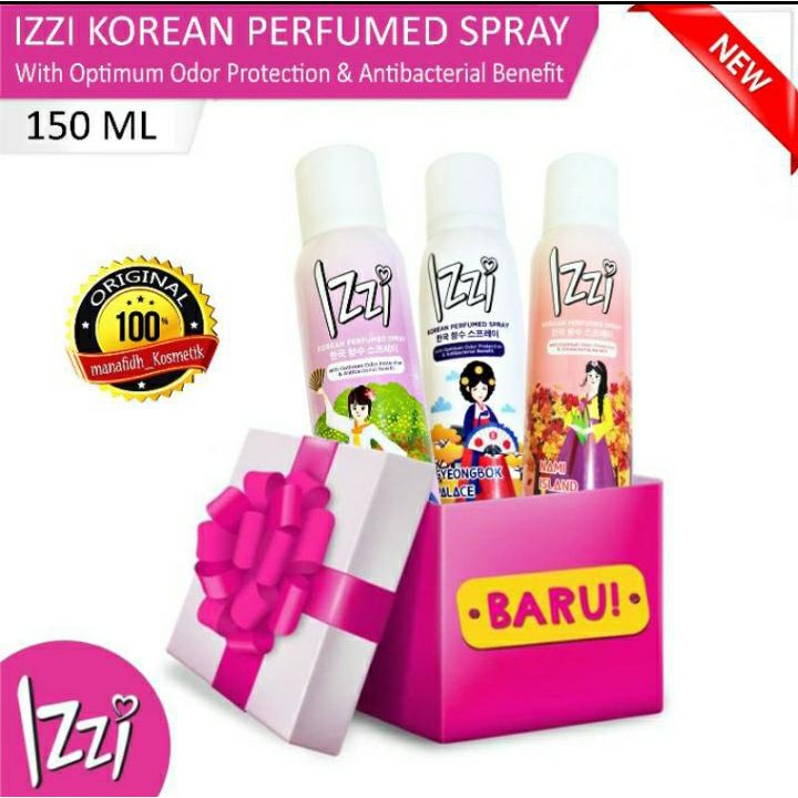 Jual IZZI KOREAN PERFUMED SPRAY 150 ML | Shopee Indonesia