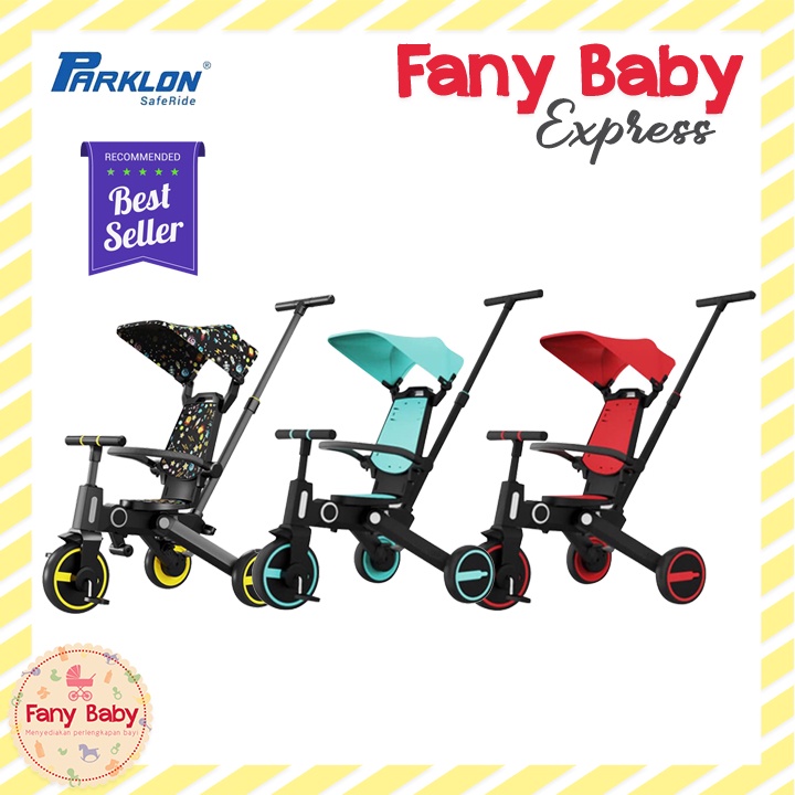 Jual PARKLON SAFE RIDE KIDS TRICYCLE - SEPEDA RODA TIGA ANAK - STROLLER ...