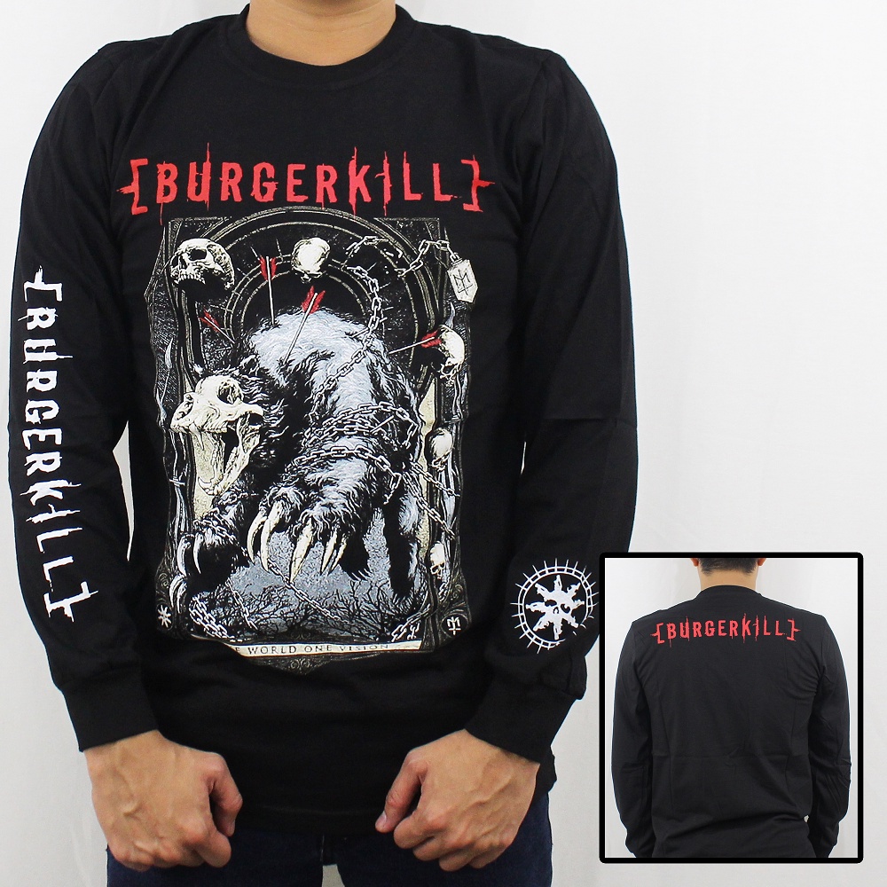 Jual BAJU MUSIK BURGERKILL LENGAN PANJANG 01 - BAJU LENGAN PANJANG ...