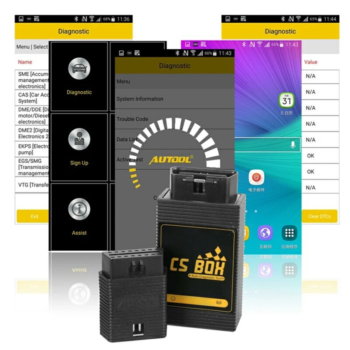 Jual Scanner Mobil AUTOOL CS BOX OBDII Full System Diagnostic Tool ...