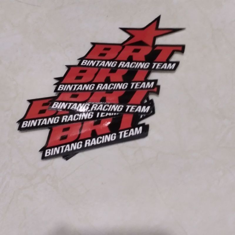 Jual Stiker BRT / Sticker BRT / Stiker Bintang Racing Team / Stiker ...