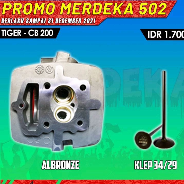 Jual HEAD TIGER BRT TANPA PORTING / PORTING CNC | Shopee Indonesia