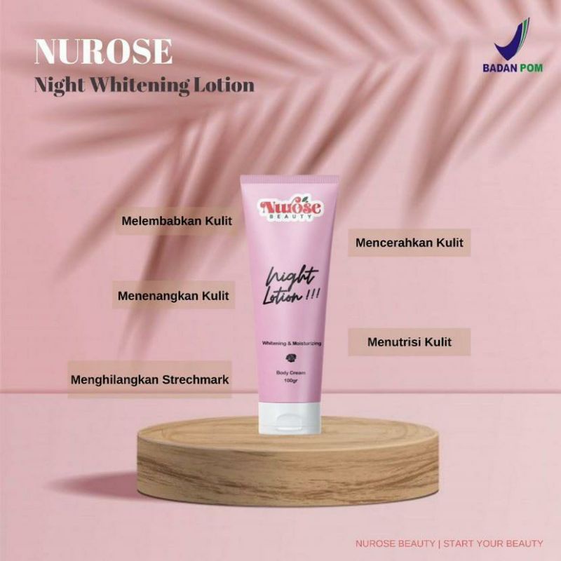 Jual BEAUTYOLSS ️ Nurose Night Lotion BPOM (AMAN BUMIL BUSUI) | Shopee ...