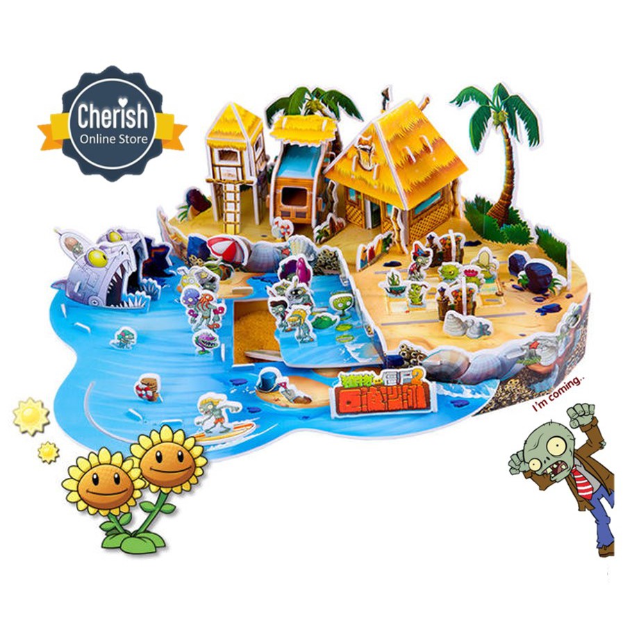 Jual Puzzle 3D Plants Vs Zombies - Big Wave Beach Kado Ultah Unik ... Jual Puzzle 3D Plants Vs Zombies - Big Wave Beach Kado Ultah Unik ...