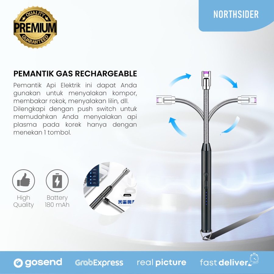 Jual Pemantik kompor gas korek api elektrik | electric lighter JL-867 ...
