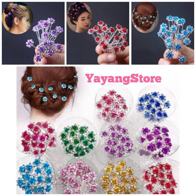 Jual HAIRPIN HAIR PIN RAMBUT TUSUK SANGGUL TUSUK KONDE RAMBUT ACARA ...