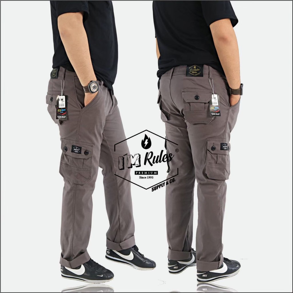 Jual celana cargo panjang/celana pria/original i'm rules/murah berkwalitas/celana gunung/kargo ...