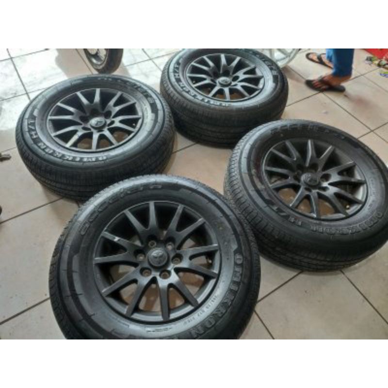 Jual velg std pajero sport ring 17 pcd 6x139 plus ban 265 70 R17 ...