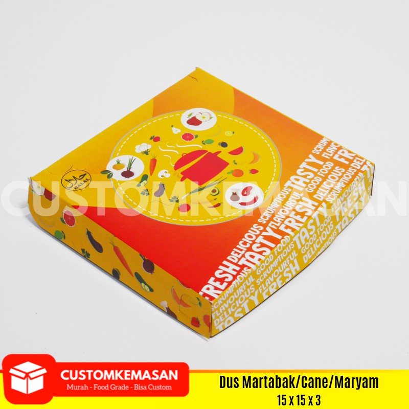 Jual Dus Box Kemasan Roti Maryam, Kotak Roti Canai maryam, Kemasan Roti ...