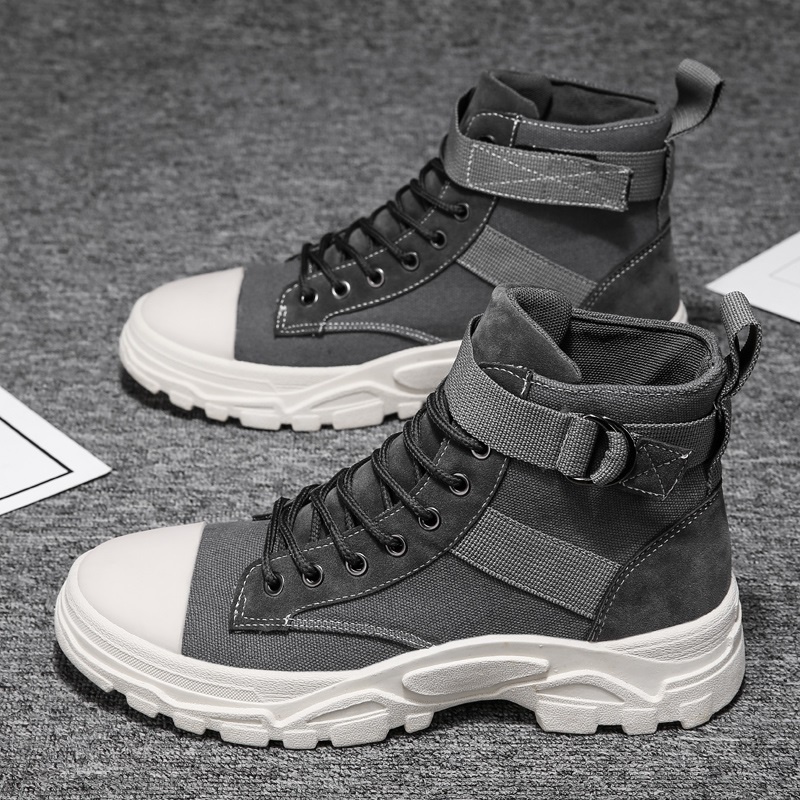 Jual Import Modern Sepatu Boot Pria Casual Sepatu Tinggi Kerja Murah ...